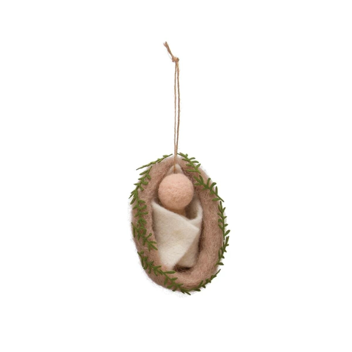 Wool Felt Baby Jesus Ornament – Rebel Darlin