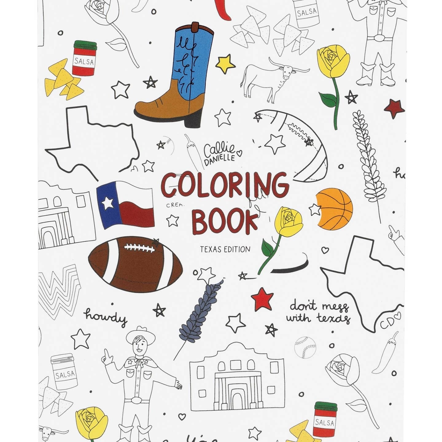 Texas Coloring Book – Rebel Darlin